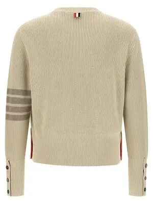 Thom Browne 4-bar Cotton Sweater