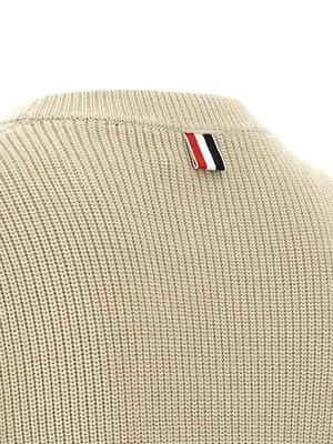 Thom Browne 4-bar Cotton Sweater