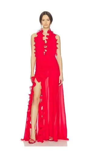 Delfi Ariella Dress - Red