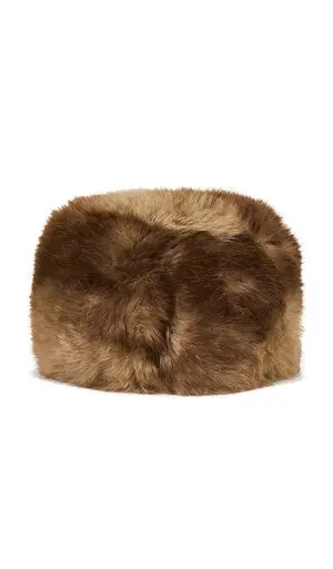 Apparis Margot Pillbox Hat - Tan