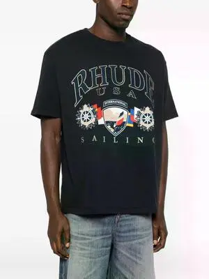 Rhude Sailing Icon T-shirt - Black