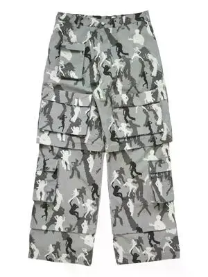 SPENCER BADU Camo Cargo Pants