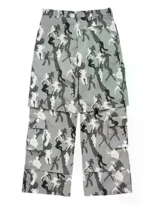 SPENCER BADU Camo Cargo Pants