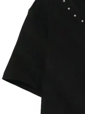 Karl Lagerfeld Stud-embellished Crew-neck T-shirt