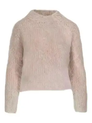 R13 Mock-neck Cropped Sweater