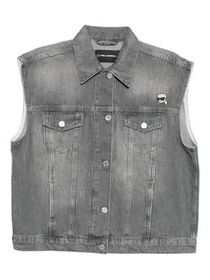 Karl Lagerfeld Ikon Gilet - Grey