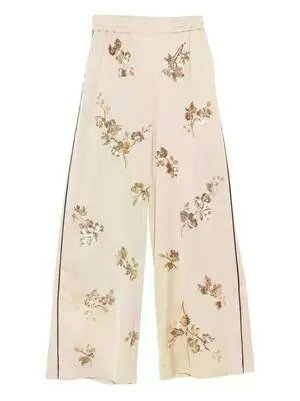 KARL LAGERFELD Sequin-Embellished Flared Trousers
