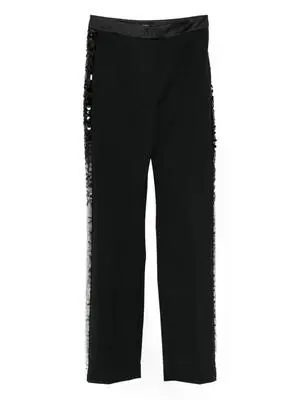 Karl Lagerfeld Black Wash Pants For Women