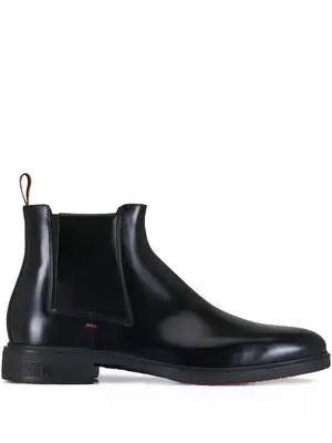 Santoni Round Toe Boots For Men