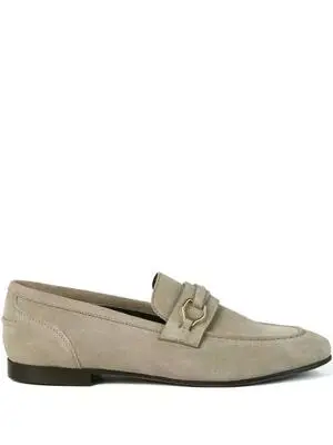 Brunello Cucinelli Penny-strap Loafers - Neutrals