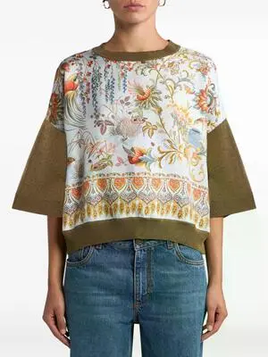 Etro Floral-print Knit Top