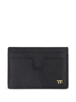 TOM FORD Small Logo Card Holder - Black