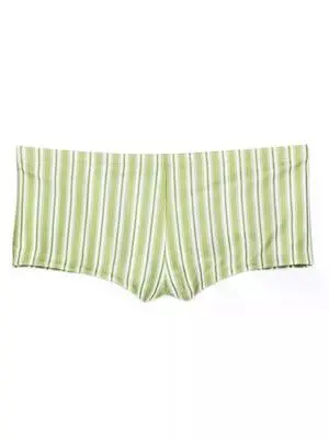 Faithfull The Brand Olina Striped Bikini Bottom - Green