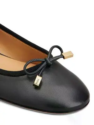 TOD'S Bow-detail Ballet Flats