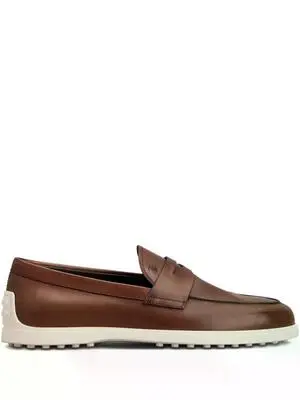 TOD'S Penny Bar Loafers - Brown