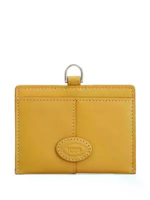 TOD'S Logo Strap Cardholder - Yellow