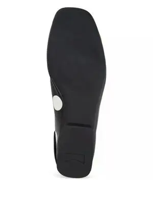 Camper Casi Myra Polka-dot Ballerinas - Black