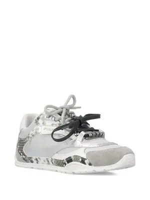 Pinko Logo Lace-up Sneakers - Grey