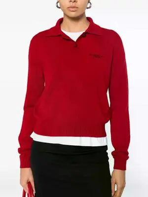 Givenchy Long-sleeved Polo Top