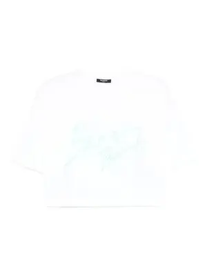 Balmain Cropped T-shirt - White
