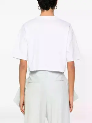 Balmain Cropped T-shirt - White