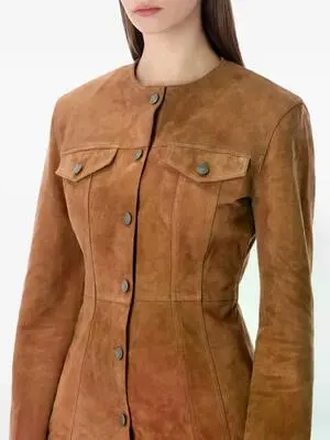 HAIKURE Buttoned Suede Jacket