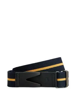TOD'S Striped Buckle Belt - Blue
