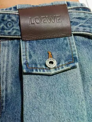 Loewe Pleated Jeans With Belt
