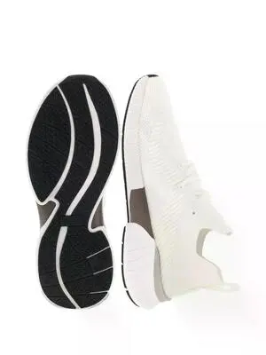 Boggi Milano Willow Knit Technical Jersey Sneakers - White