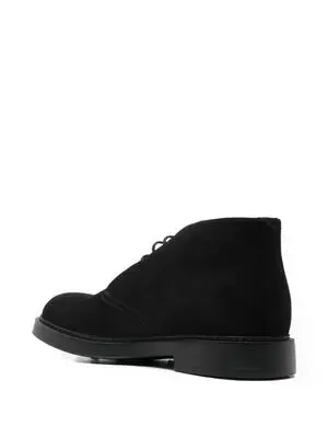 DOUCAL'S Lace-up Chukka Shoes - Black