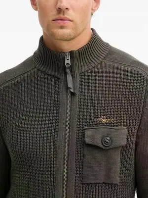 AERONAUTICA MILITARE Zipped Cardigan