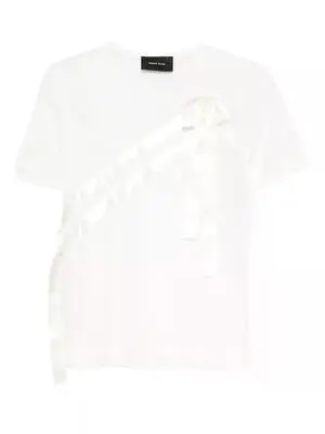 Simone Rocha Sash Bow T-shirt - White