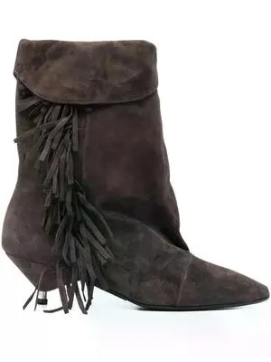Gisel Moire Ankle Boots For Women