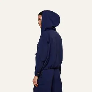 L'Agence Geovana Hooded Windbreaker