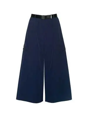 L'Agence Shoda Cropped Wide-leg Pants