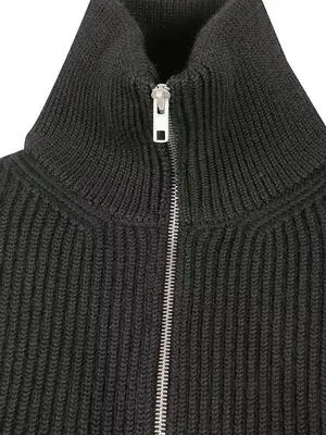 MAISON MARGIELA Ribbed-knit Cardigan - Black