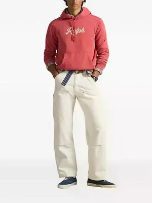Polo Ralph Lauren Printed Logo Hoodie - Red