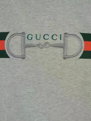 Gucci Striped Crew-neck Sweatshirt
