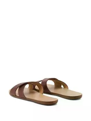 Marsèll Sottile Embossed Crossover Sandals - Brown