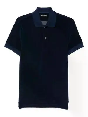 TOM FORD Button Knitted Polo Shirt