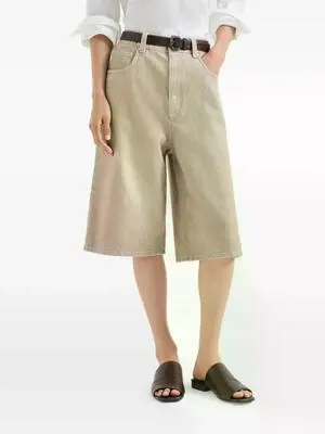 Brunello Cucinelli Button-fastening Denim Shorts