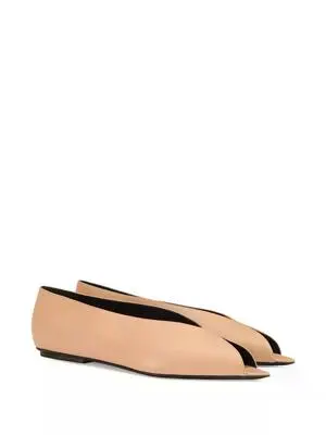 SERGIO ROSSI Beak Open-toe Pumps