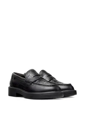 Camper Smooth Leather Brogue Loafers