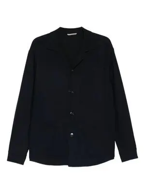 Canali Button-up Jacket - Blue