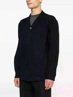 Canali Button-up Jacket - Blue