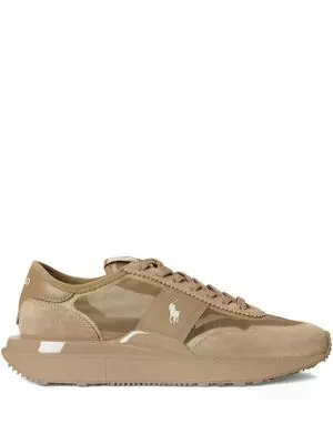 Polo Ralph Lauren Train 89 Mesh Suede Trainers