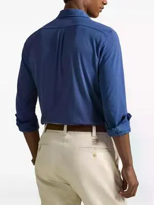 Polo Ralph Lauren Embroidered-pony Shirt - Blue