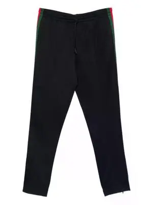 Gucci Stripe Drawstring-fastening Track Pants