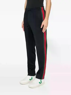Gucci Stripe Drawstring-fastening Track Pants
