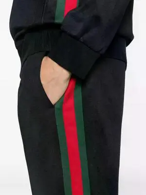 Gucci Stripe Drawstring-fastening Track Pants